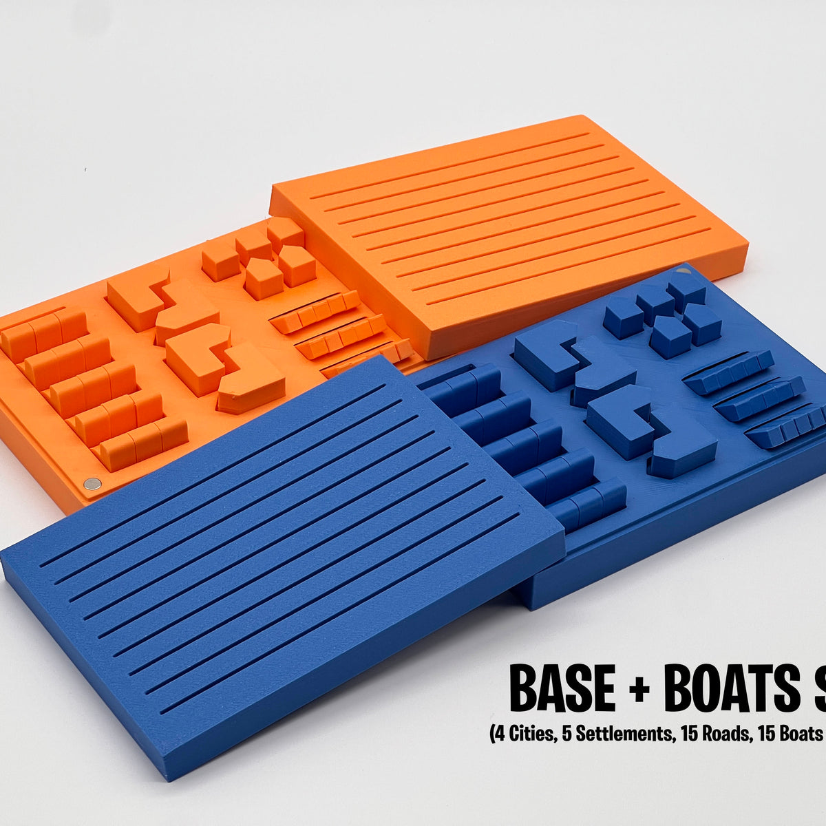 Base Set + Boats - Box To Board Custom Case WITH Matching Game Pieces
