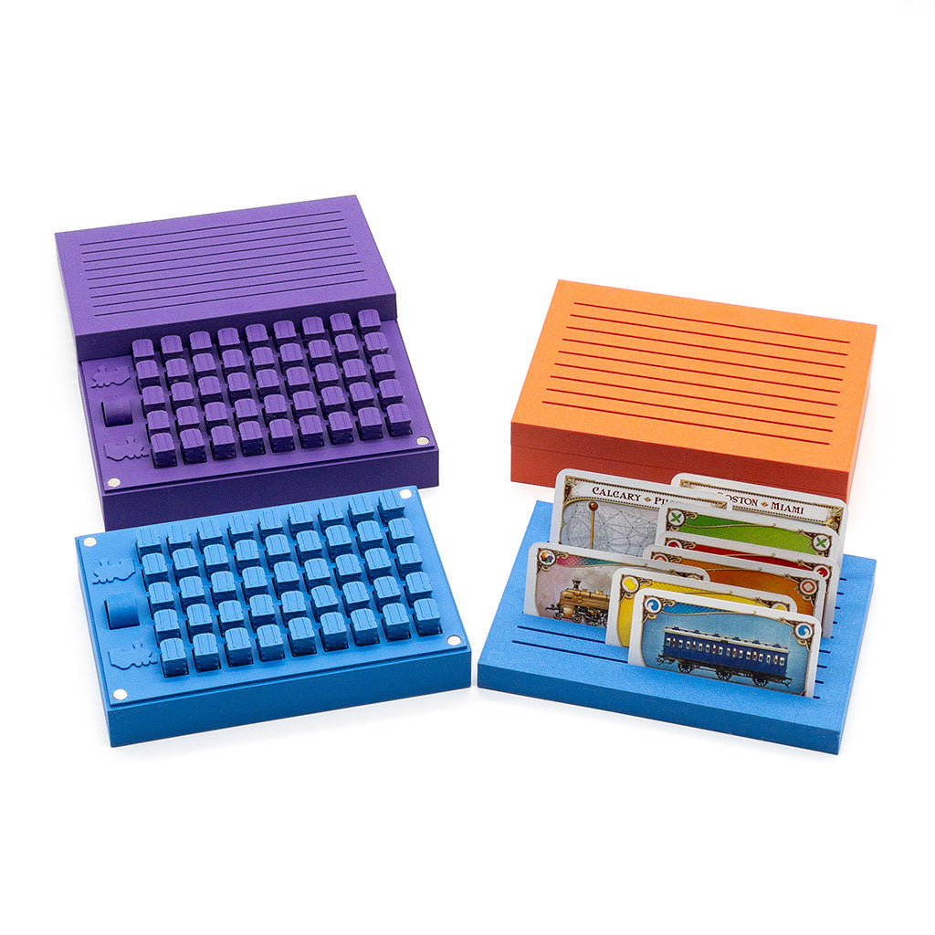 Custom Trains & Case Compatible With Ticket To Ride – Box To Board